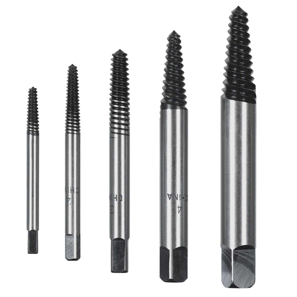 5-Piece Screw Extractor Set, 5 Sizes | BLACK+DECKER
